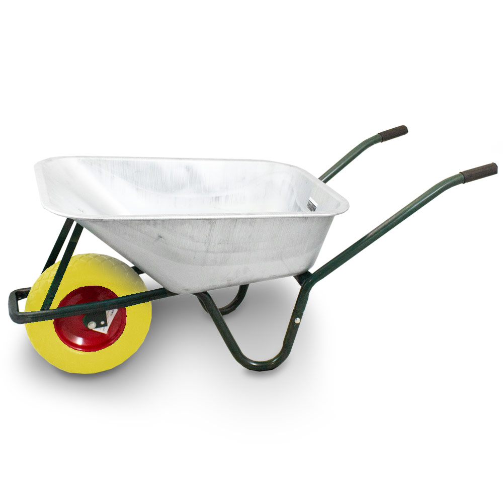 Bituxx Schubkarre Bauschubkarre Garten Schubkarren 100L 250kg PU Rad ...