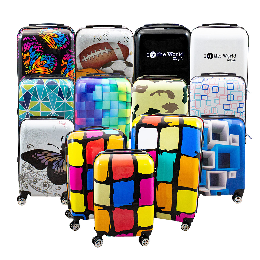 BERWIN Design Reisekofferset 3-teilig Hartschalenkoffer Trolley Koffer ...